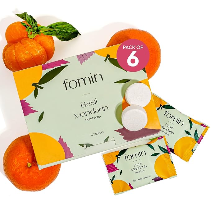 Amazon.com : FOMIN Foaming Hand Soap Tablets (6 Count) - Makes 48 fl oz ...