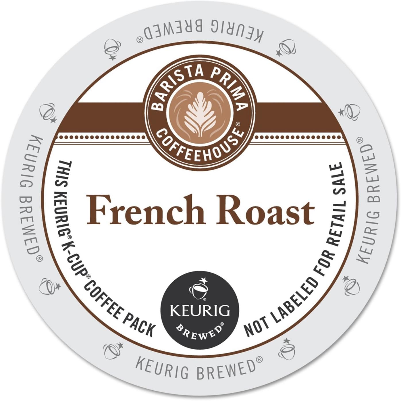 Amazon.com: Barista Prima Coffeehouse 6611 French Roast K-Cups Coffee ...