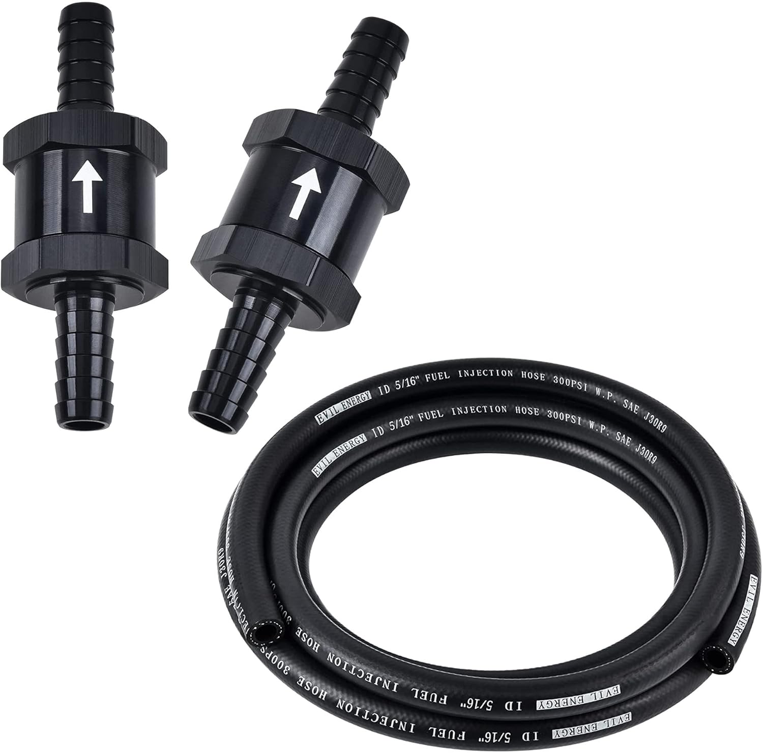 Amazon.com: EVIL ENERGY 5/16" Fuel Injection Hose 25FT 300PSI SAE 30R9 ...