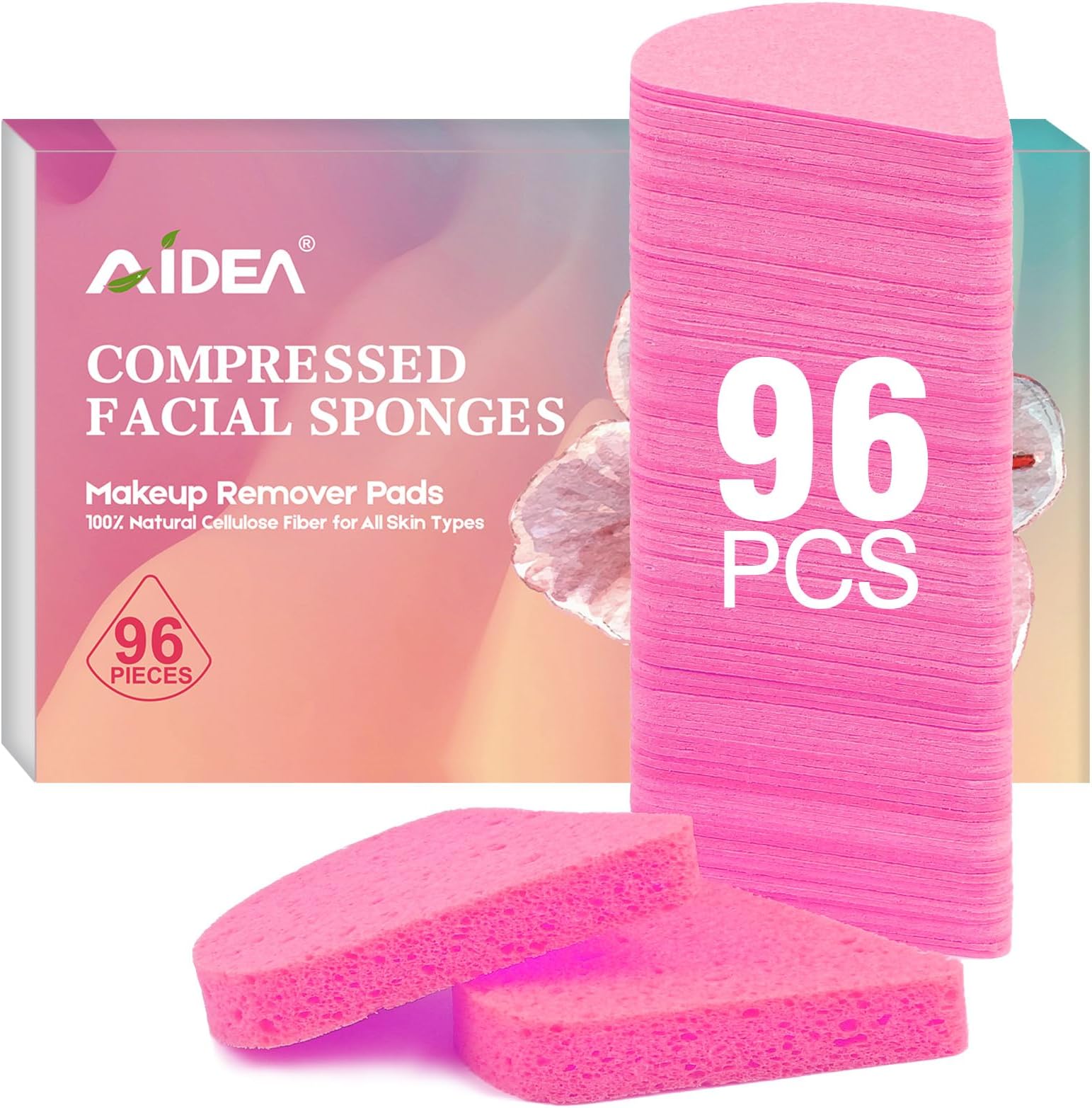 Amazon.com : Facial Sponge Compressed,60 Pcs PVA Professional Makeup ...