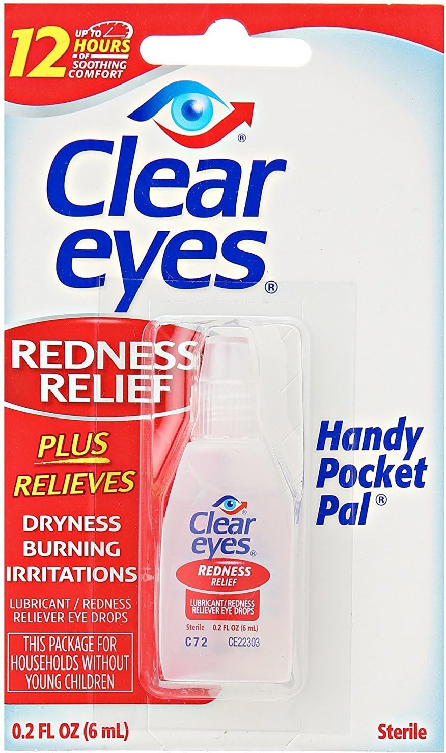 Amazon.com: Clear Eye Redness 0.2 OZ.(3/PK) : Health & Household