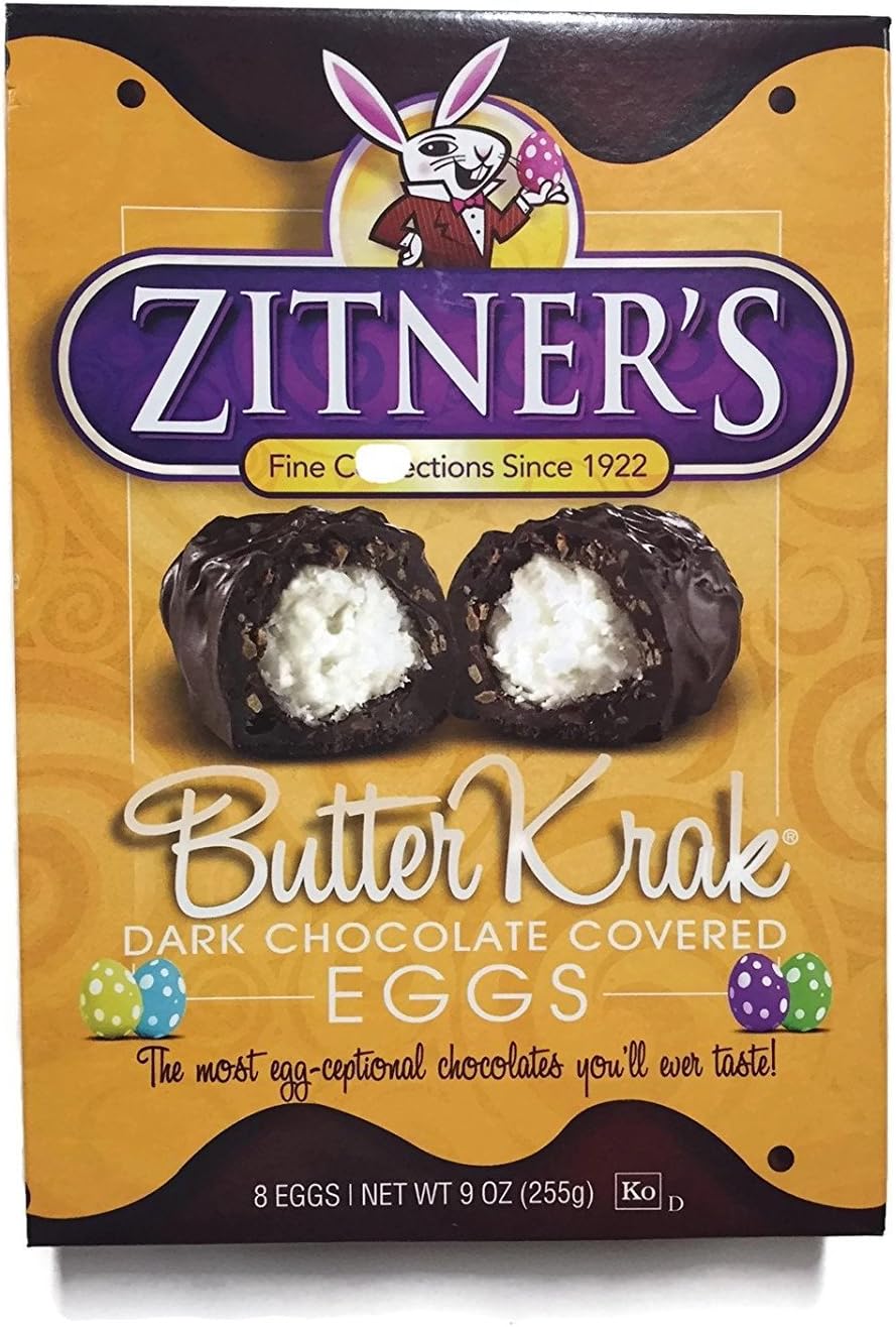 Amazon.com: Zitners Butter Krak Dark Chocolate Eggs : Grocery & Gourmet ...