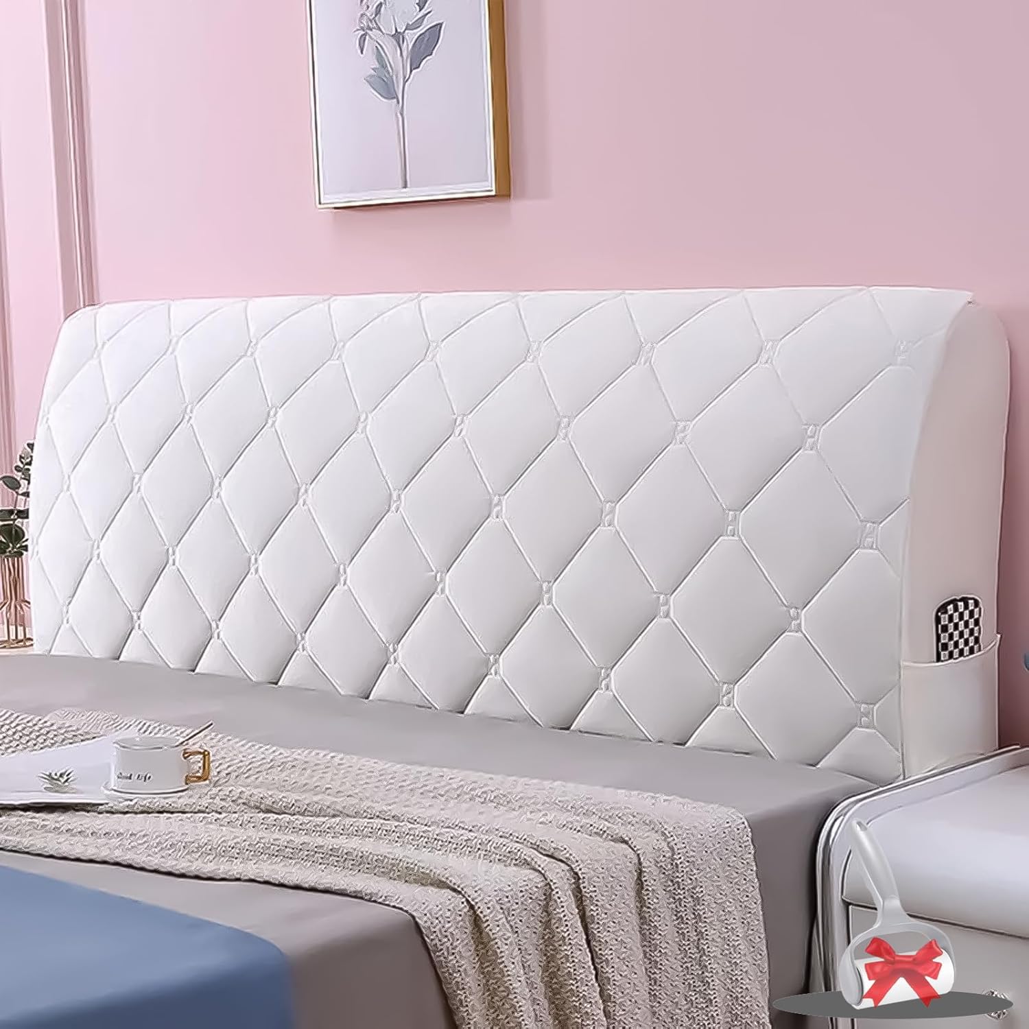 Amazon.com: Utaseti Bed Headboard Stretchy Padded Cover, 2026 New ...