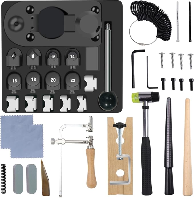 Amazon.com: SANJIAN Ring Bender, Ring Maker Kit, Spoon Ring Bender Tool ...