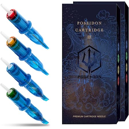 Amazon.com: POSEIDON V3 Tattoo Cartridge Needles 30PCS Mixed Size 3RL ...