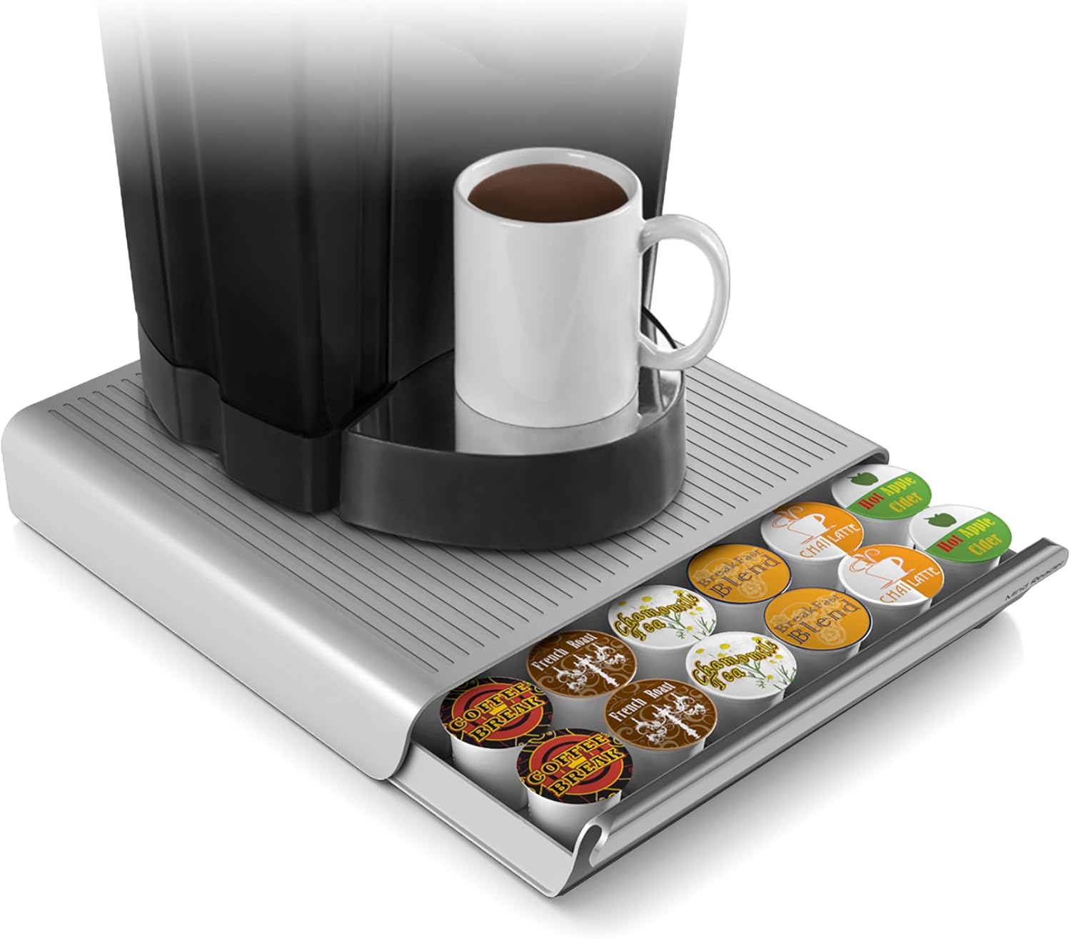 Amazon.com: Mind Reader Hero Coffee pod Drawer, 12.91 w x 13.19 d x 2 ...