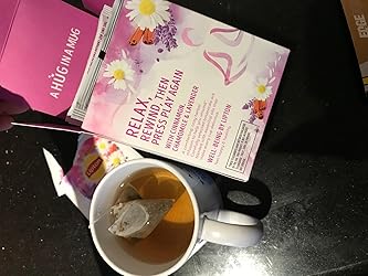 Amazon.com : Lipton Stress Therapy Herbal Tea Bags, Cinnamon, Chamomile ...