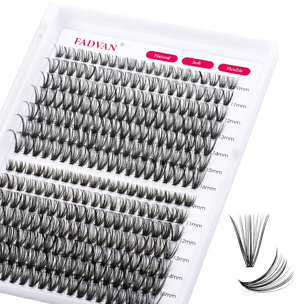 Amazon.com: Lash Clusters Individual Lashes 280Pcs DIY Eyelash ...