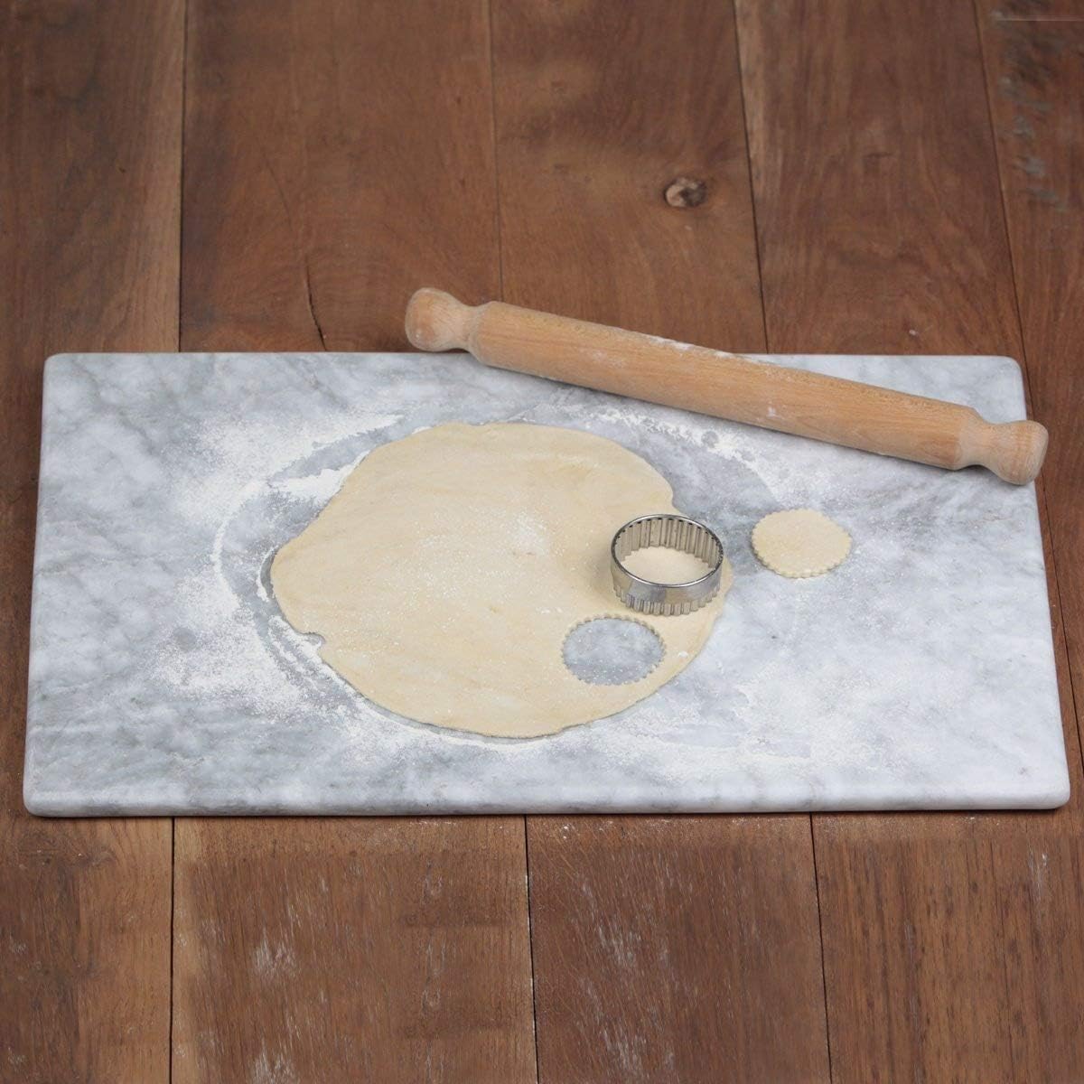 Marble Pastry Board Extra Large 60cm x 40cm Light and Dark : Amazon.co ...