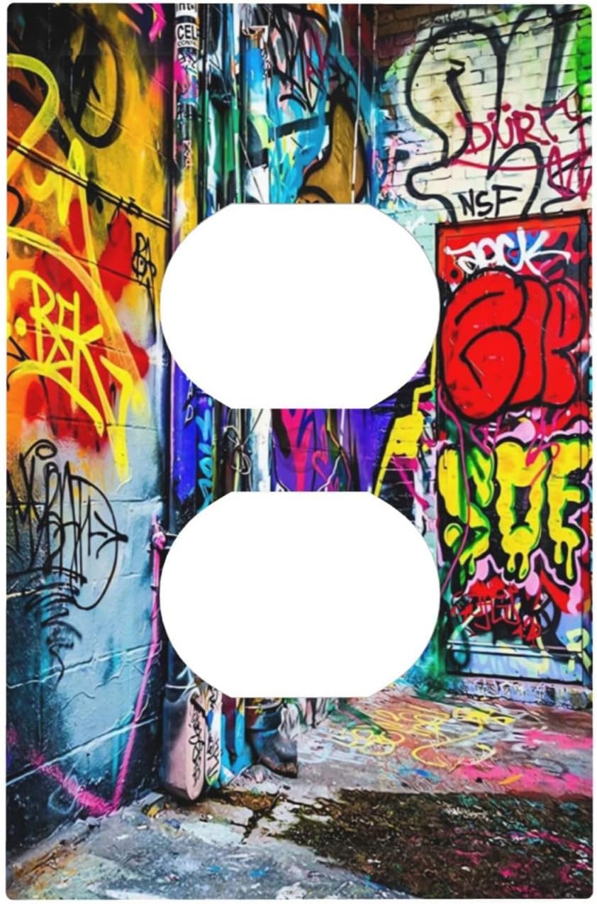 Amazon.com: Graffiti Watercolor Art Street Scrawl Messy Spray Paint ...