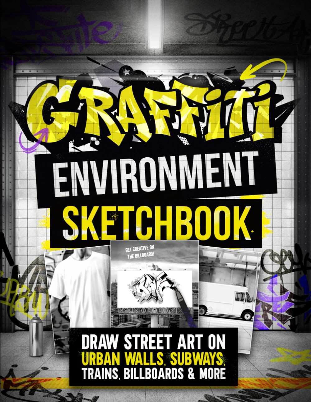Amazon.com: Graffiti Environment Sketchbook: Draw Street Art on Urban ...