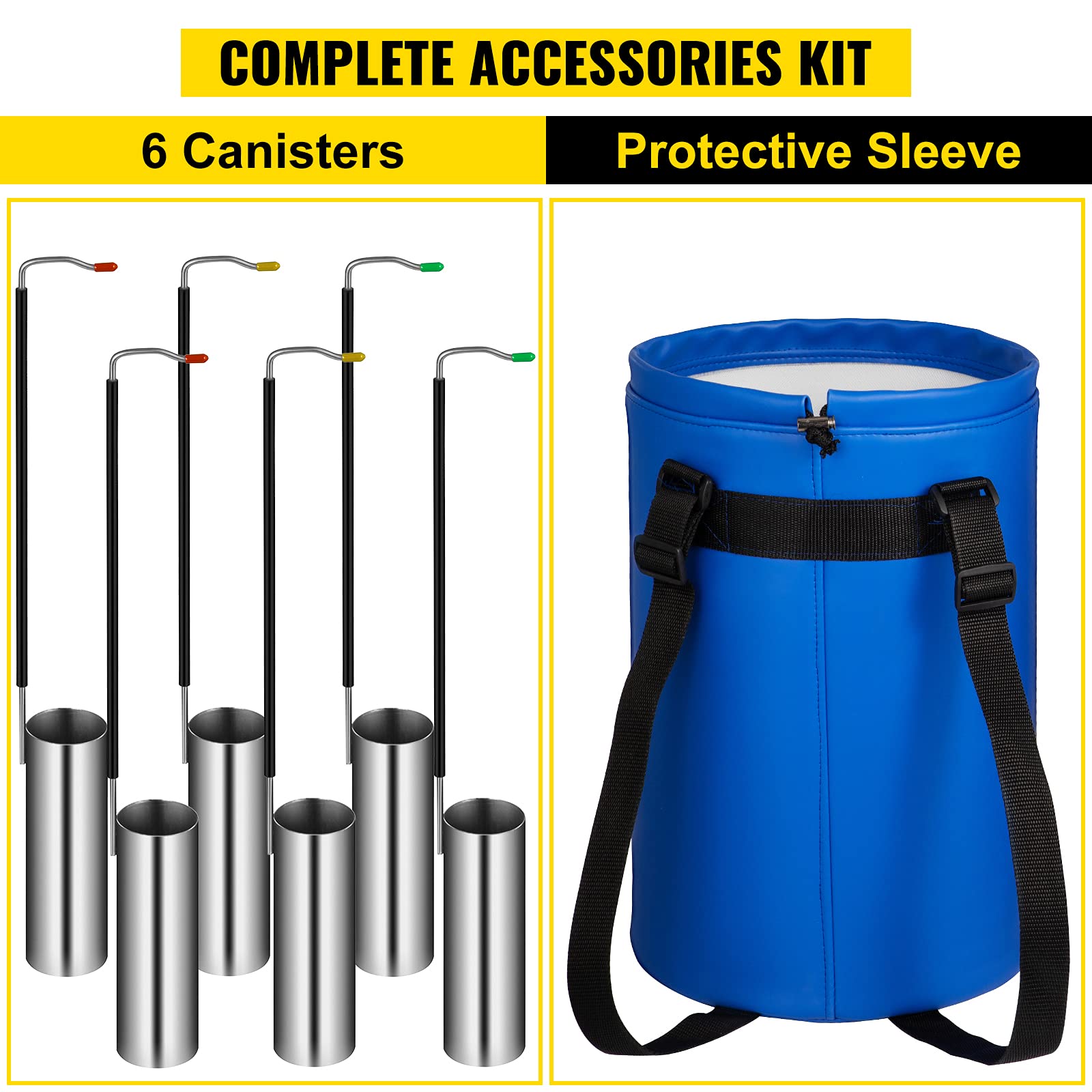 VEVOR 10L Liquid Nitrogen Container Aluminum Alloy Liquid Nitrogen Tank ...