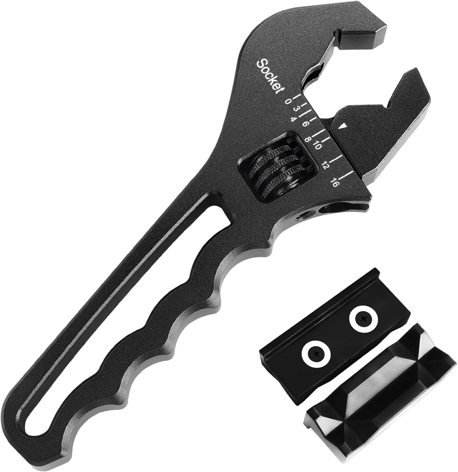 3AN-16AN Adjustable Wrench Tool Aluminium Joint Wrench Tool Adjustable ...