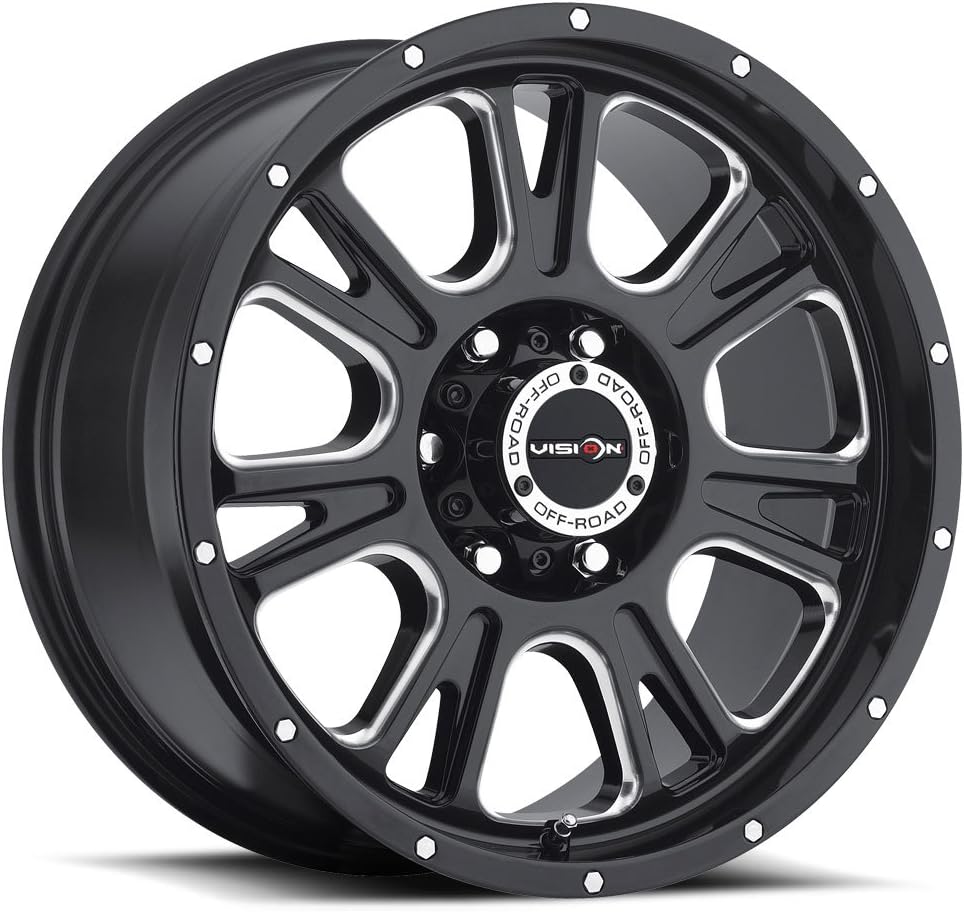 Amazon.com: VISION OFF ROAD FURY Wheels/Rims 20x10 inch 139.7 ET-25 C/B ...