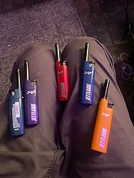 Amazon.com: Scripto Hybrid Jet Flame Torch Refillable Adjustable Flame ...