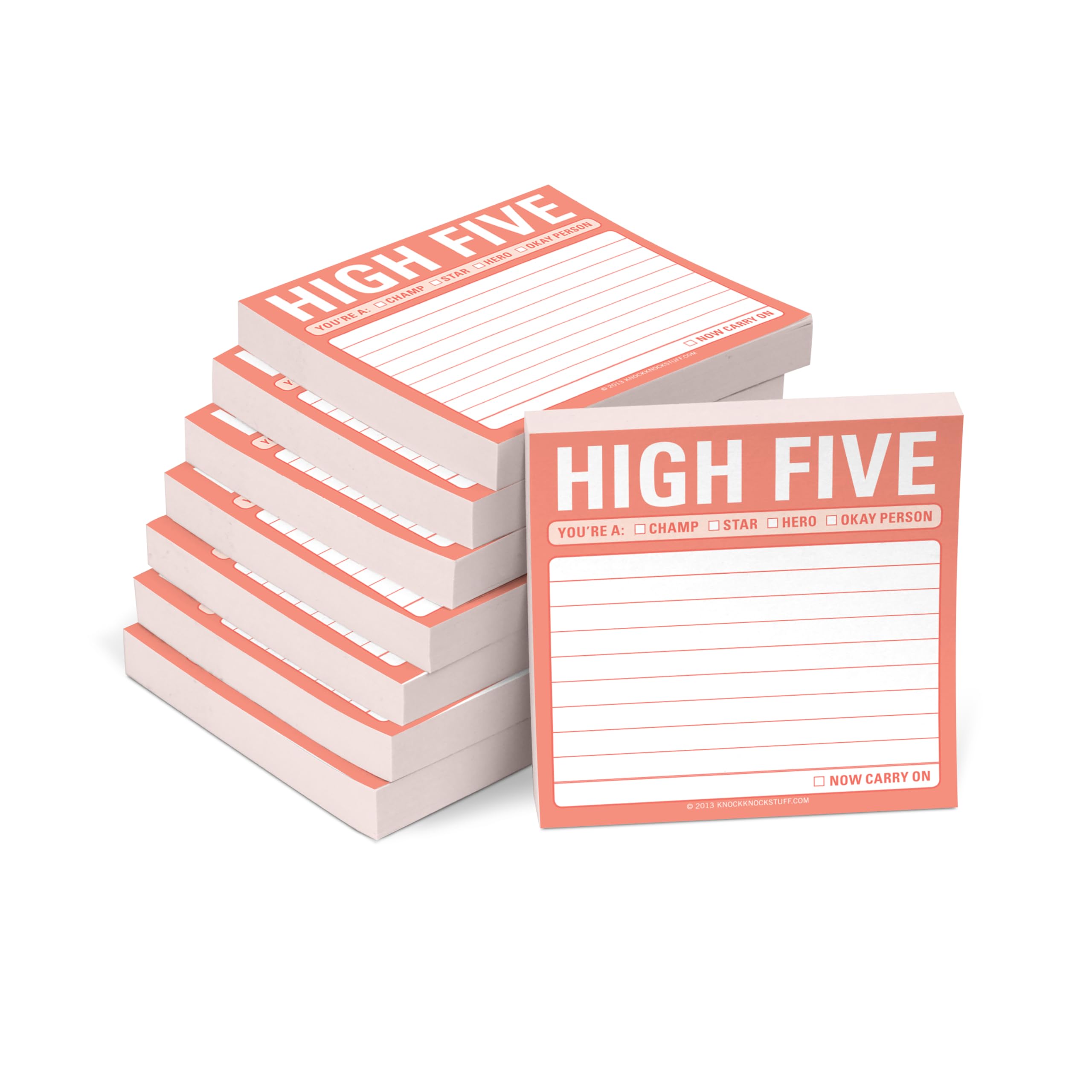 Amazon.com : 8-Pack Knock Knock High Five Sticky Notes, Memo Sticky ...