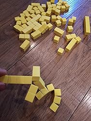 Amazon.com: Simply Magic 131 PCS Foam Base Ten Blocks for Math - Place ...