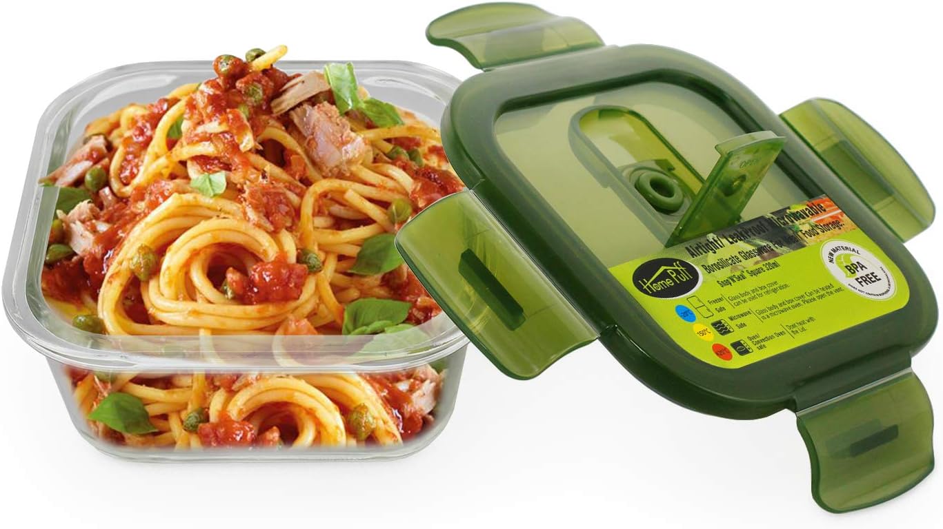Buy Allo FoodSafe Compartment Glass Lunch Box with Break Free Lock ...