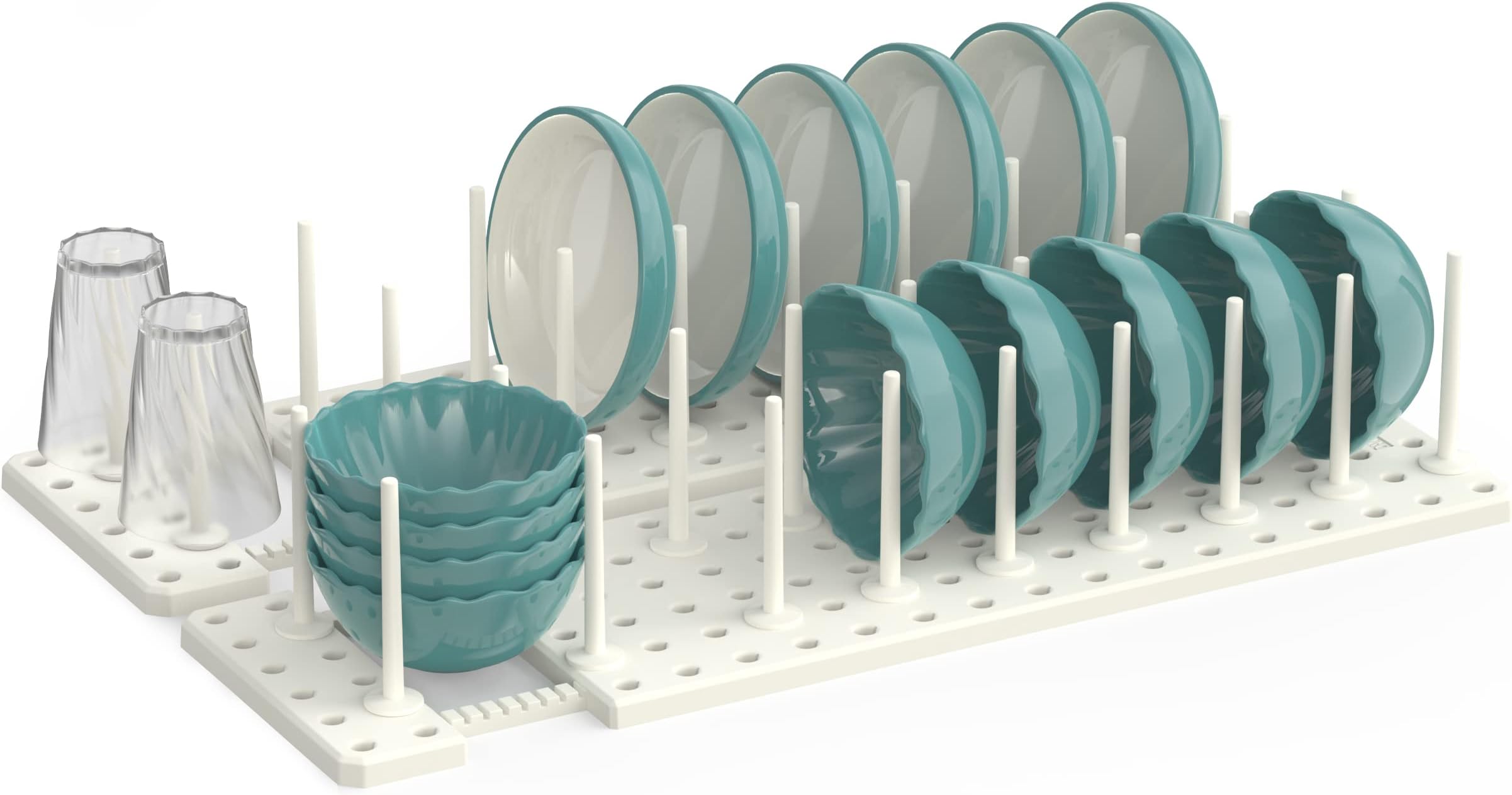 Amazon.com - Kitchen Cabinet Storage Shelves Plates Dishes Chopping ...