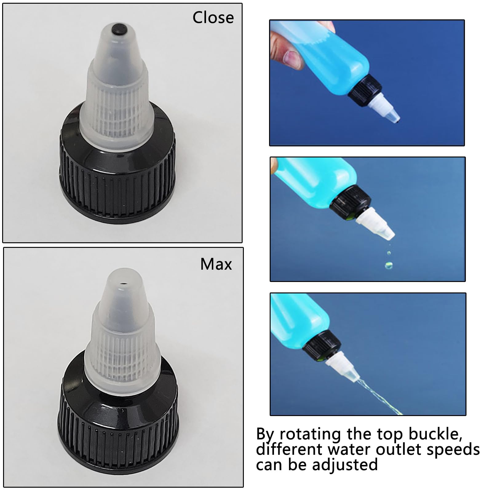 Snapklik.com : Auto-plaza 40pcs HDPE Plastic Thin Tip Dropper ...