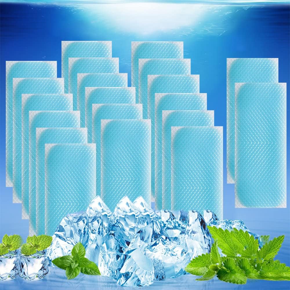 Amazon.com: 60 Sheets Fever Cooling Gel Patches, Cooling Forehead ...