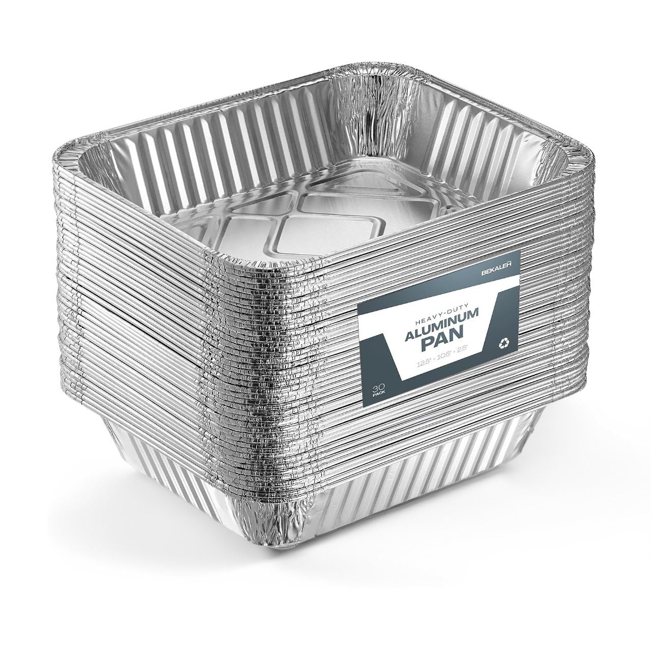 Amazon.com: Aluminum Pans 9x13 Disposable Foil Pans (30 Pack) - Heavy ...