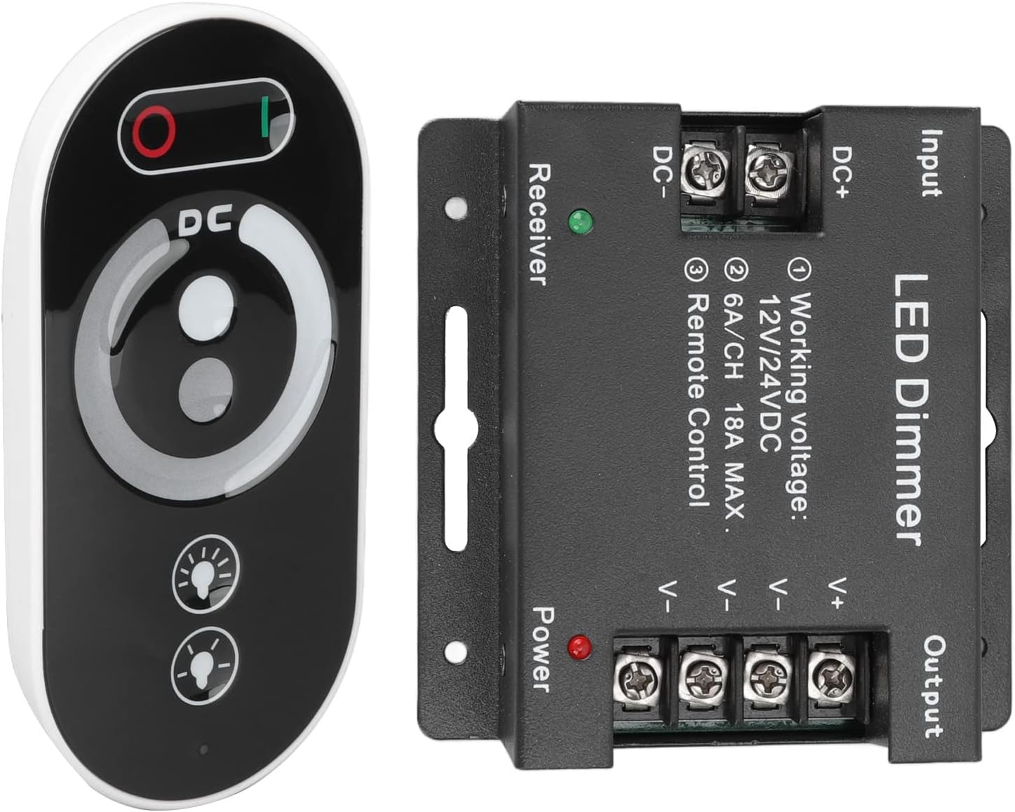 Wireless LED Remote Controller, LED Dimmer Switch with Remote, LED ...