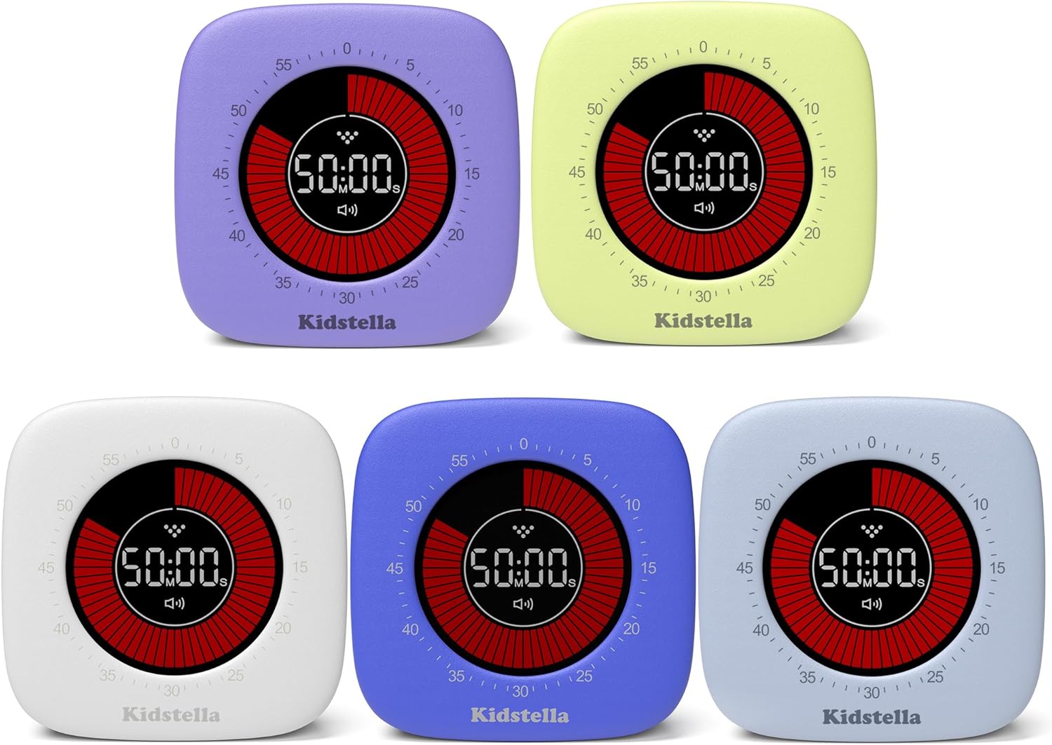 Amazon.com: Visual Timer for Kids, Rechargeable 60-Minute Countdown ...