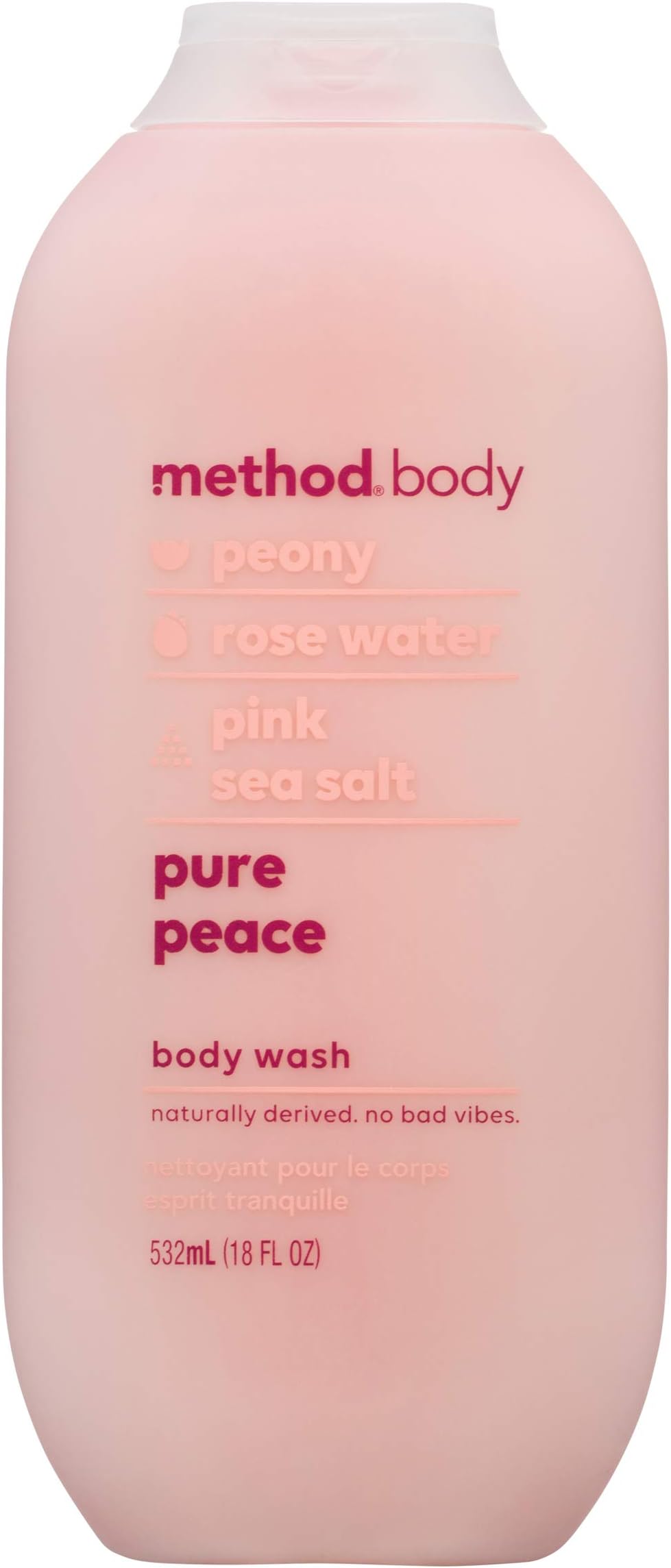 Amazon.com : Method Body Wash, Pure Peace, 18 oz, 1 pack, Packaging May ...