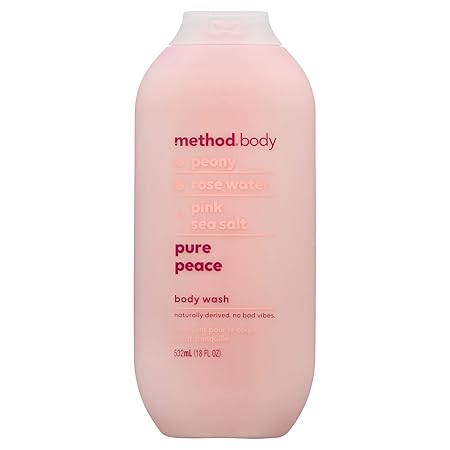 Amazon.com : Method Body Wash, Pure Peace, 18 oz, 1 pack, Packaging May ...