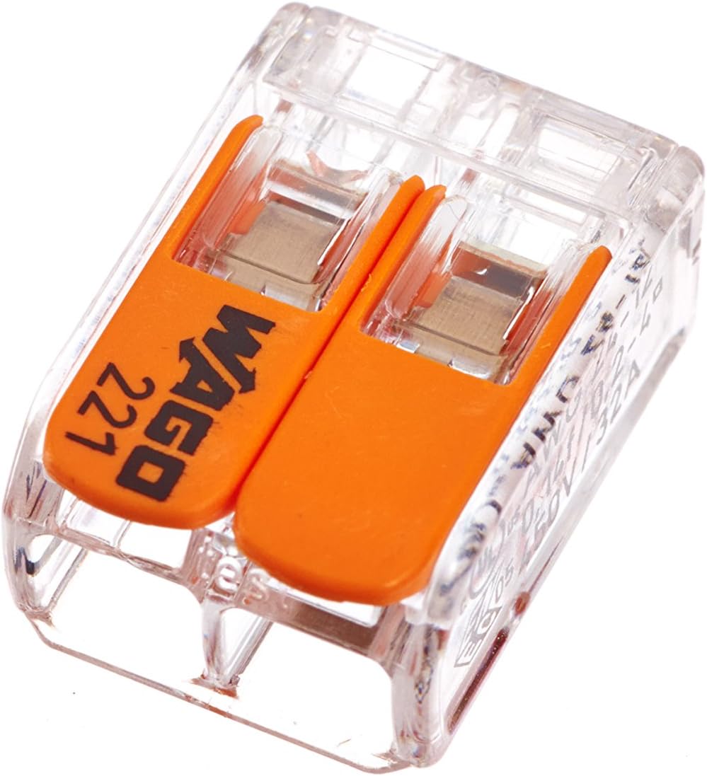 intervisio Sortimentsbox mit WAGO Klemmen 25 Stück Set Sortiment 10x ...