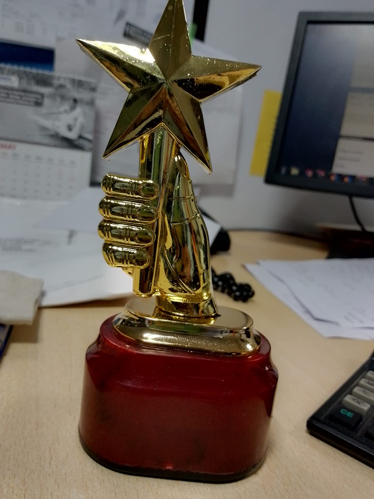 Trophies TMW Best Trophie for NO 1 Performer : Amazon.in: Sports ...