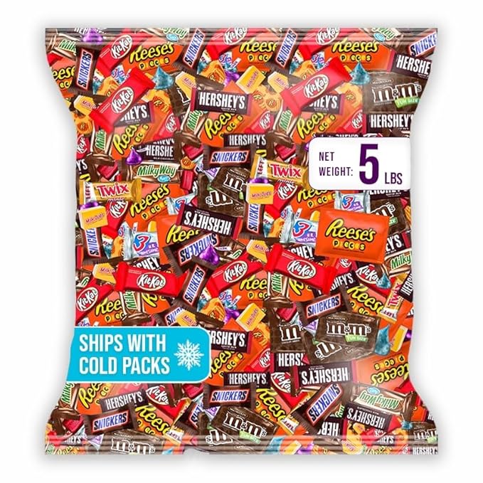 Amazon.com: Chocolate Assorted Bulk Candy - 5 LB Chocolate Candy ...