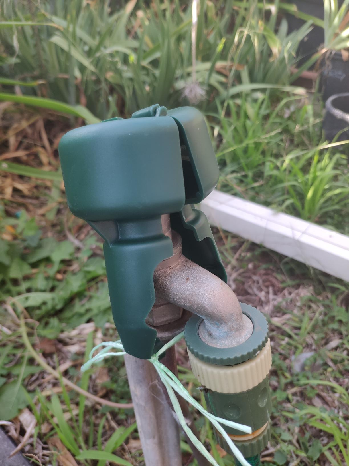 Lockatap Garden TAP Lock - Secure Outside Brass Water TAPS to Stop ...