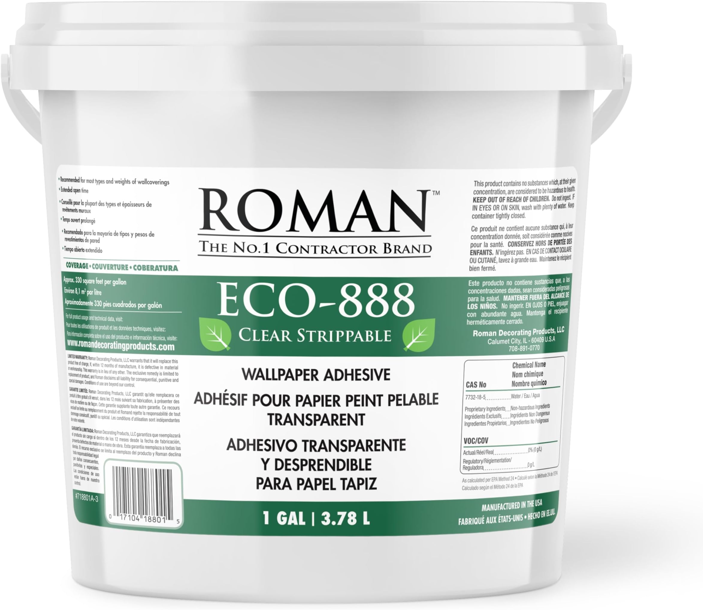 Amazon.com: Solvite All-Purpose Wallpaper Adhesive, Reliable Adhesive ...