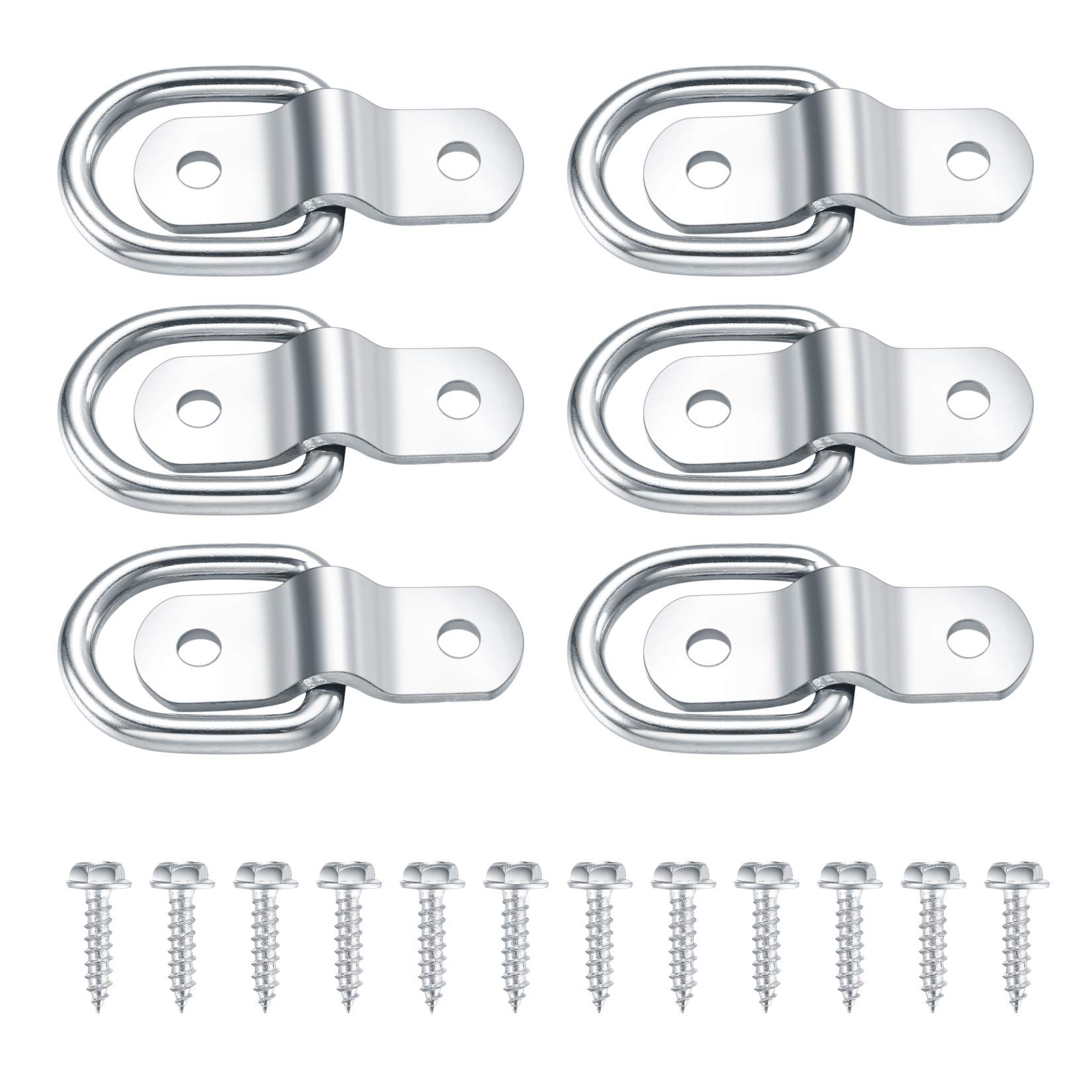 6 Pcs D Ring Tie Downs Heavy Duty Lashing Rings | Desertcart Sri Lanka