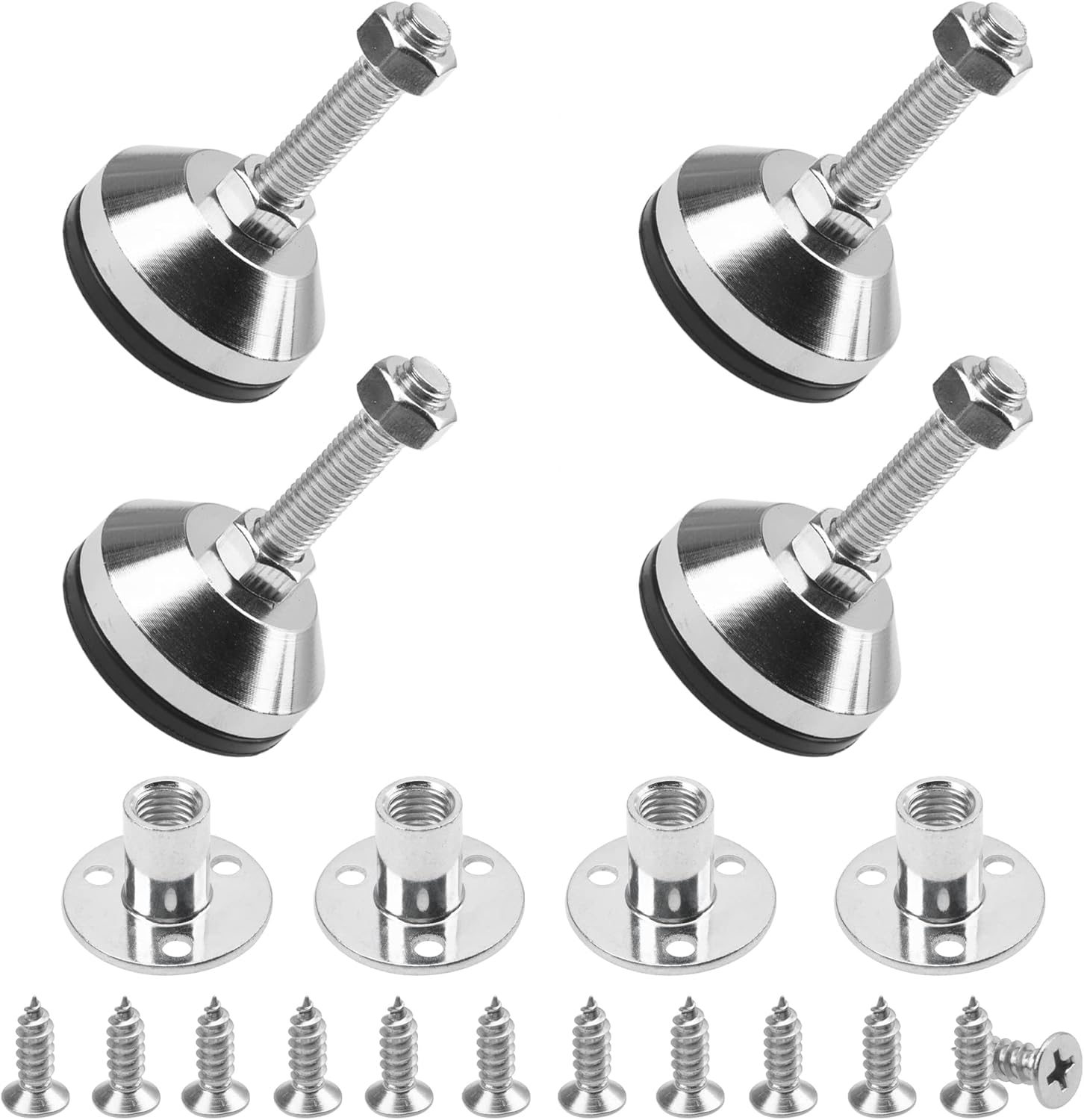 Amazon.com: Rrina 4Pcs Heavy Duty Leveler Leg Adjustable Feet Leveler ...