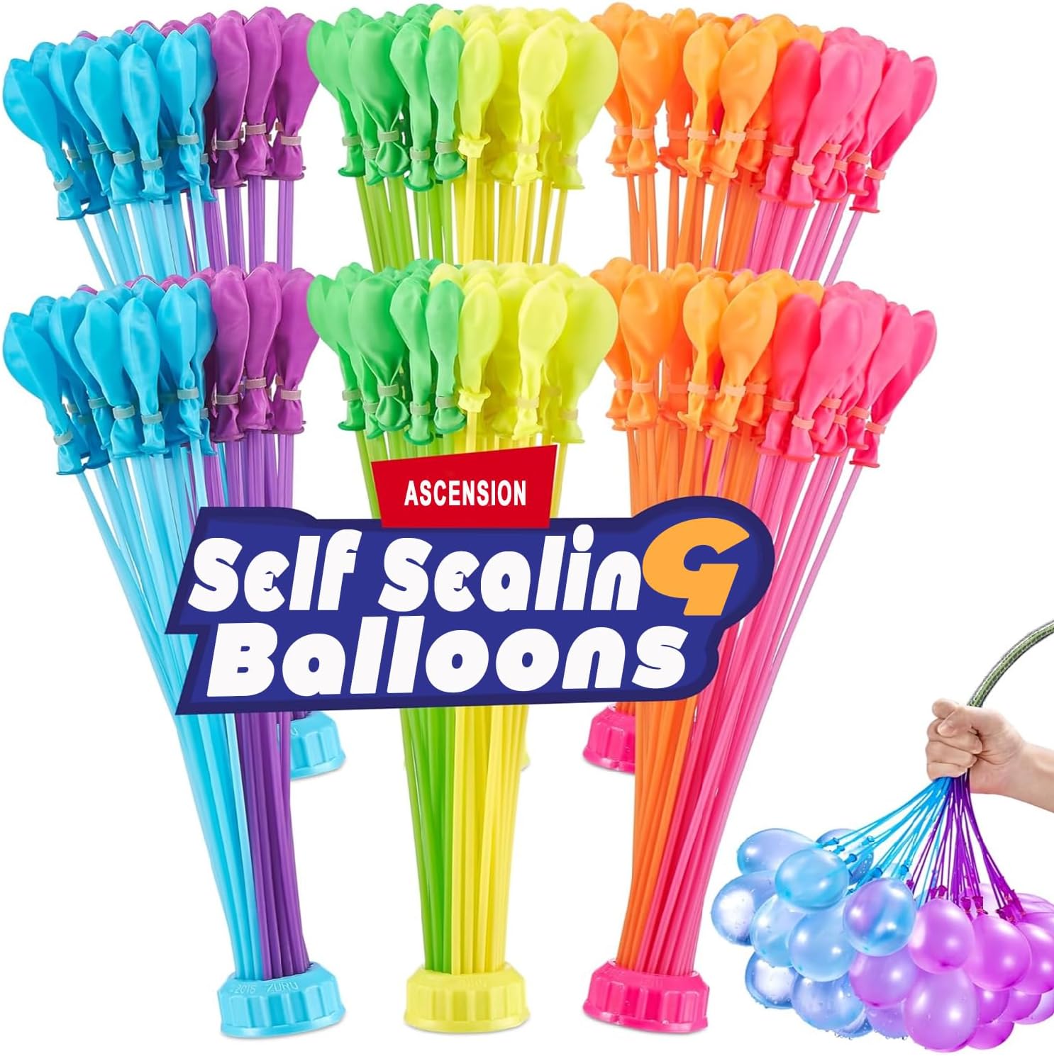 Ascension Automatic Fill and Tie Magic Water Balloons for Holi 222 Holi ...