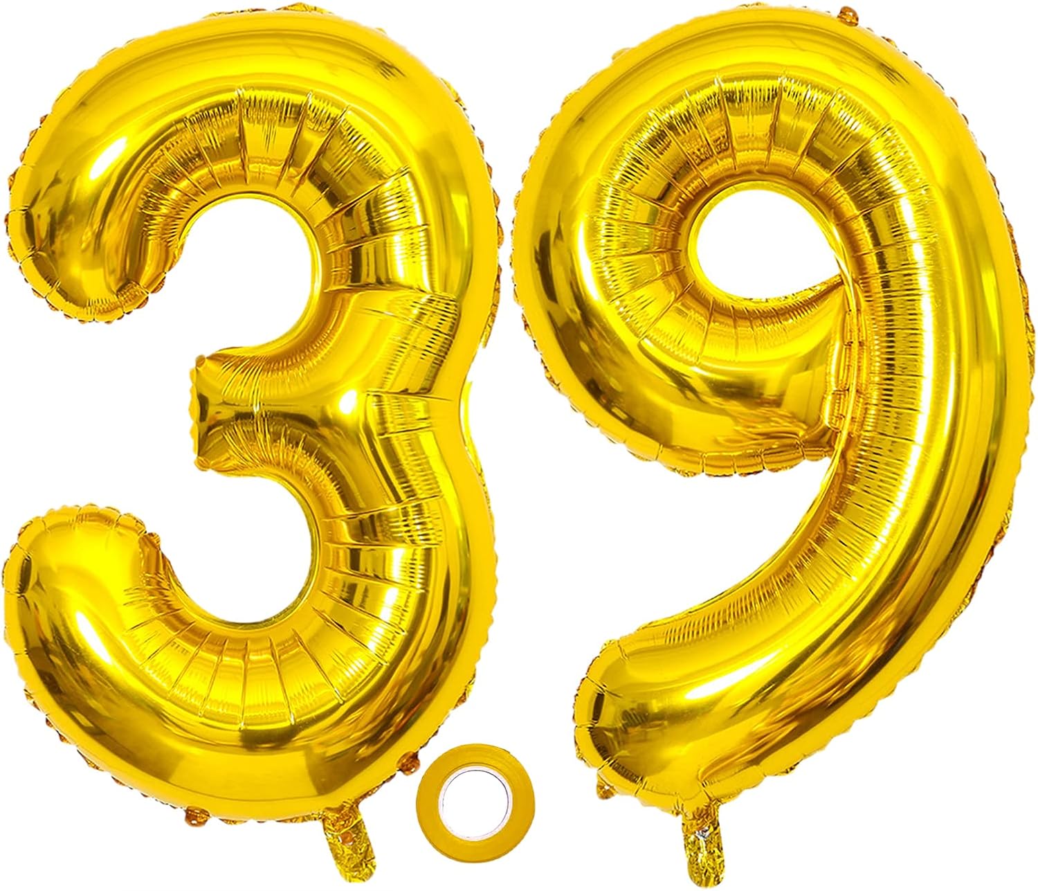 Amazon.com: 40 inch 39 Number Balloon 39 Birthday Balloons Digit 39 ...