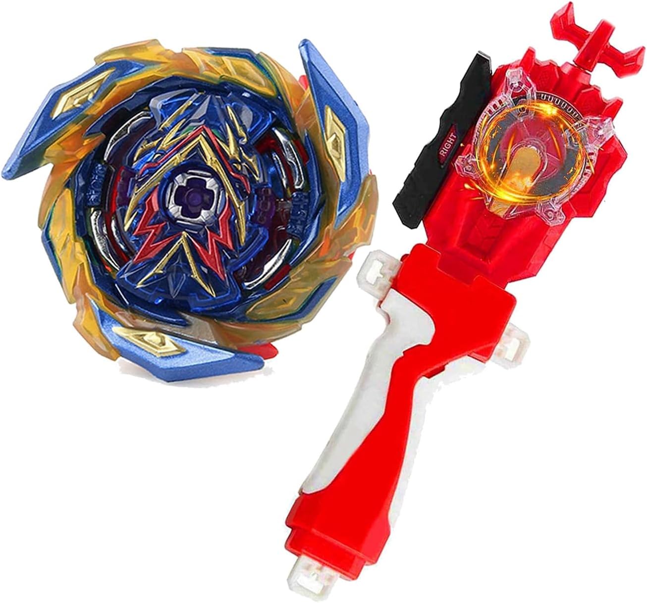 Brave Valkyrie Battling Top Burst Toy Sparking Launcher Set, Bey Battle ...