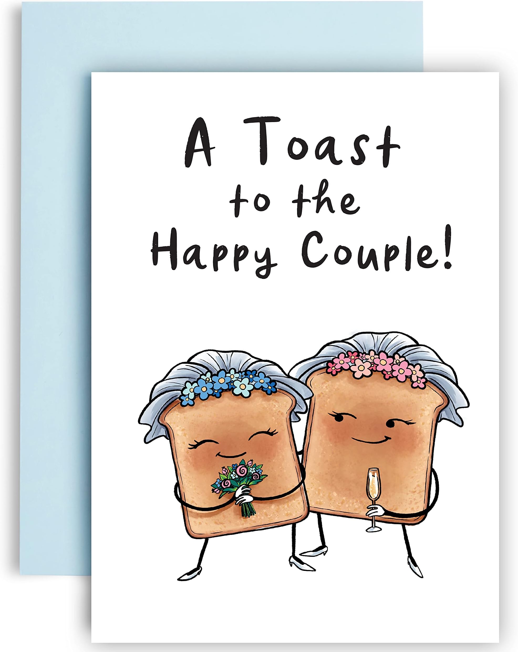 Amazon.com : LEMON LOCO Mrs And Mrs Greeting Card | Wedding Congratulations Card, LGBTQ+ Just ...