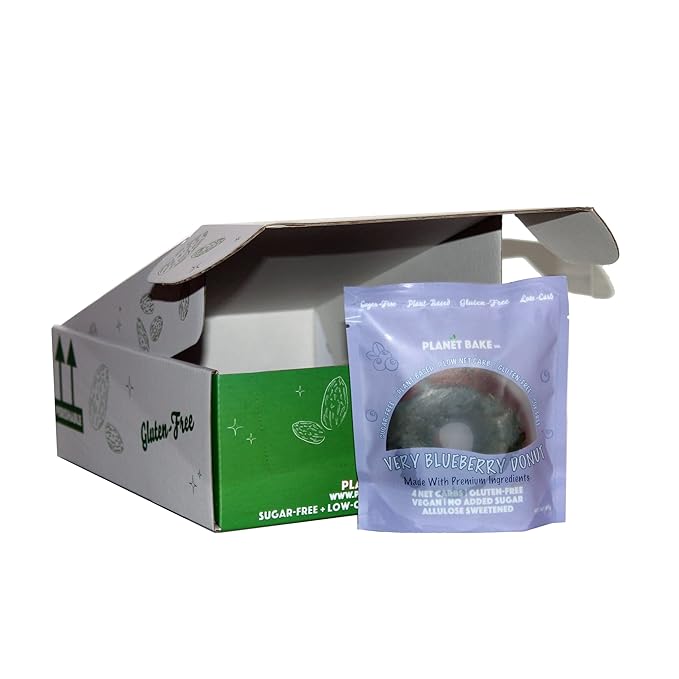 Amazon.com: PLANET BAKE Vegan Donut - Gluten Free, Sugar Free, Soy Free ...