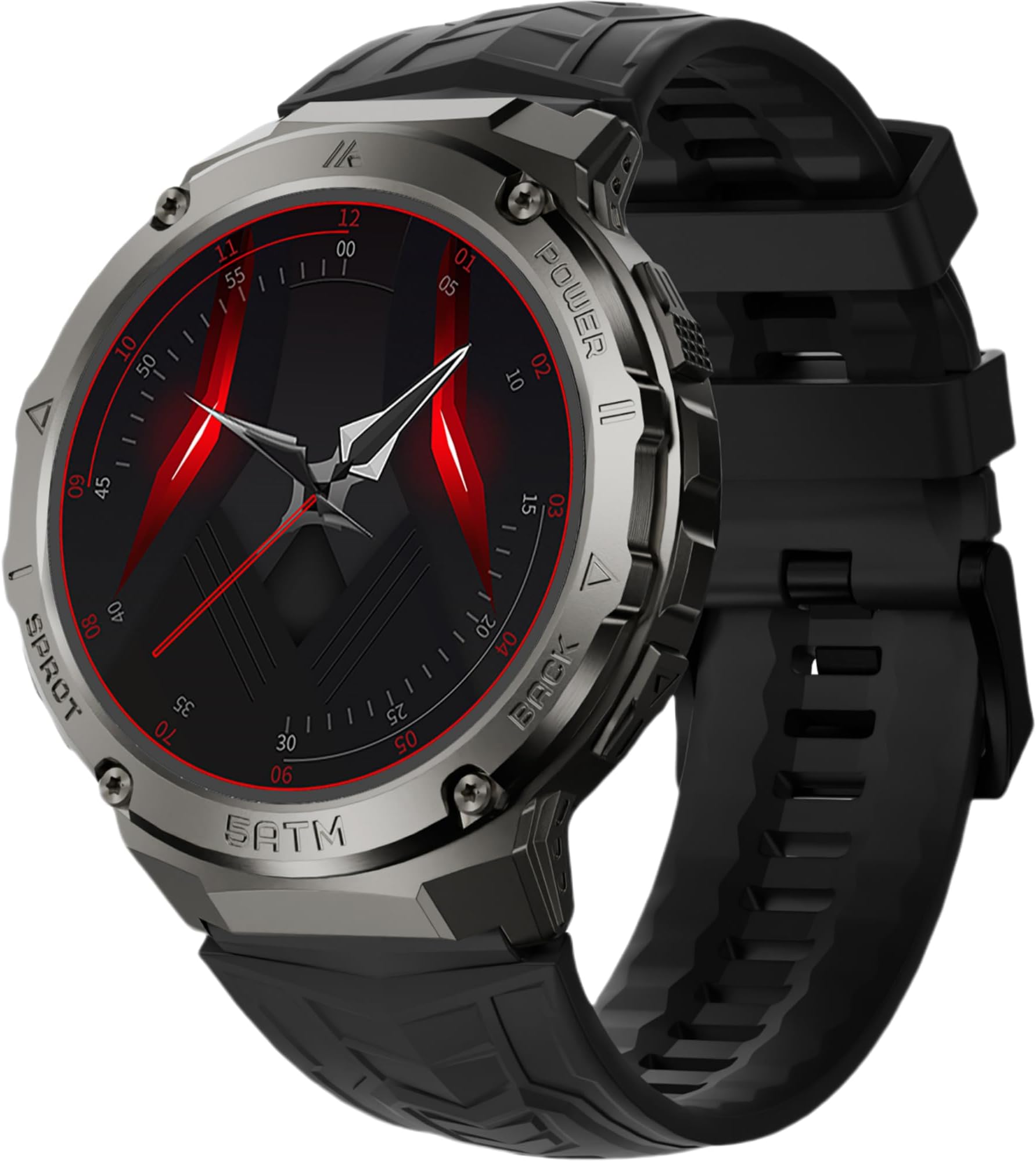 Amazon.com: PODOEIL Military Smart Watches for Men with Bluetooth Call ...