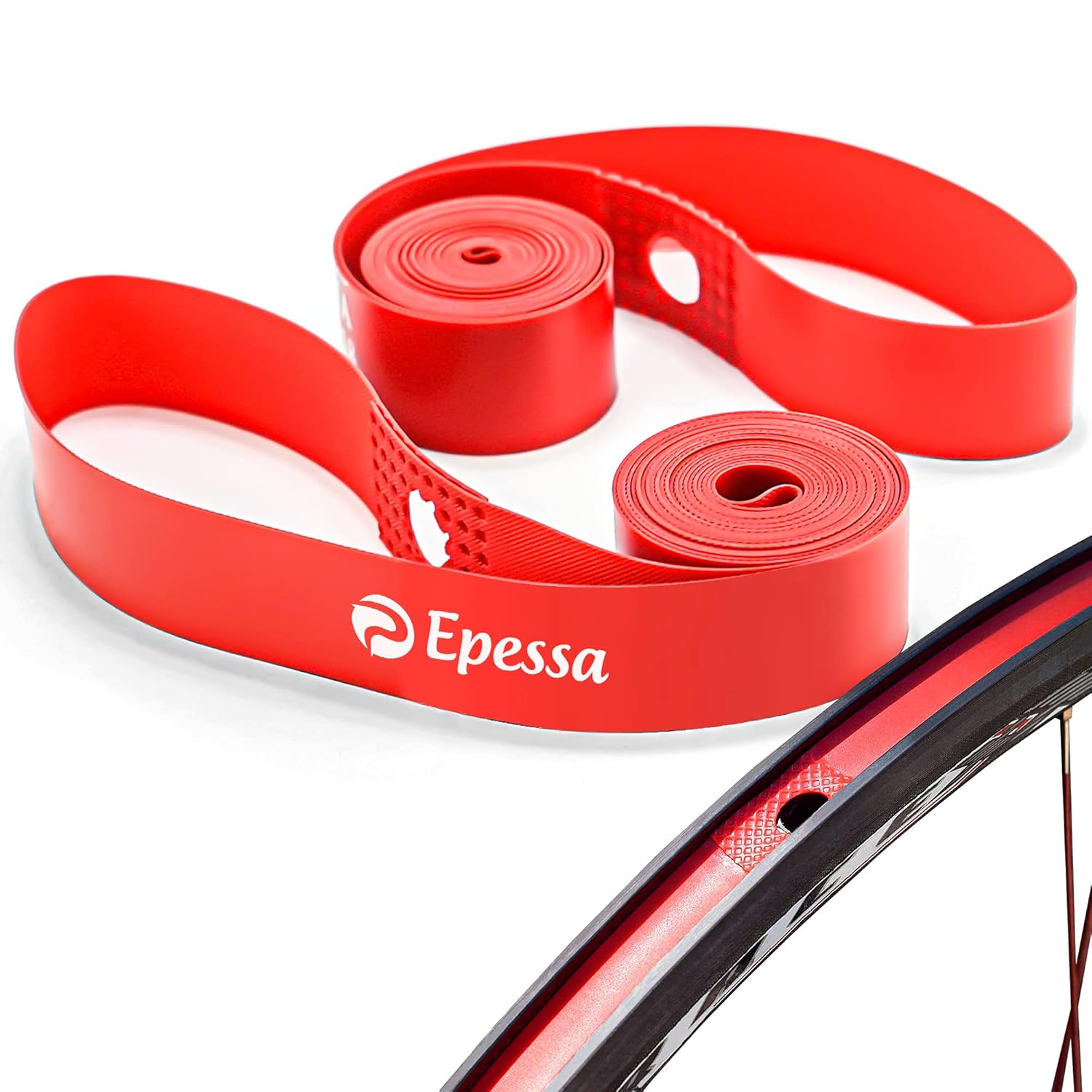 Epessa Bicycle Rim Strip Rim Tape Fits Size 26'',27.5'',700C(A Pair ...