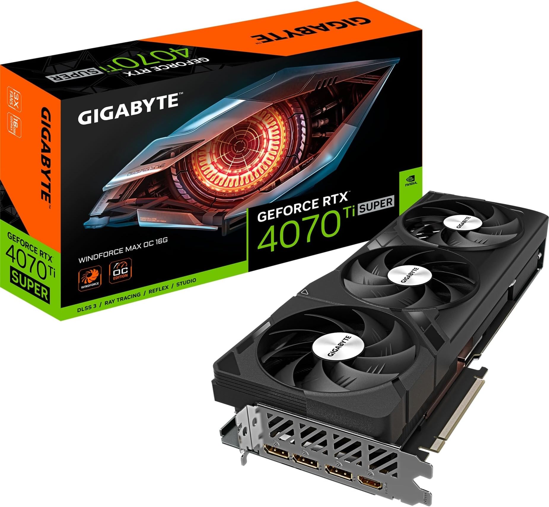 ASUS DUAL NVIDIA GeForce RTX 4070 Ti Super OC Edition Scheda Video 16 ...