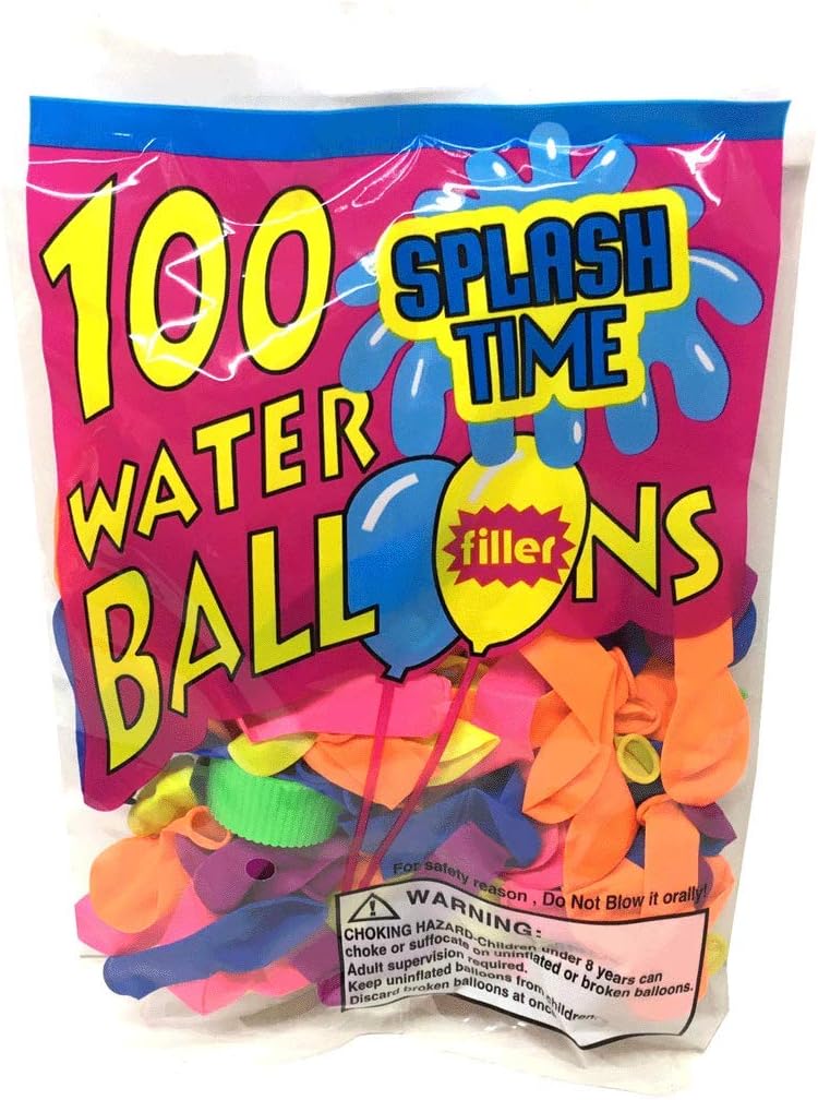 Amazon.com: 100 pcs Assorted Water Balloon with Filler in Poly Bag ...