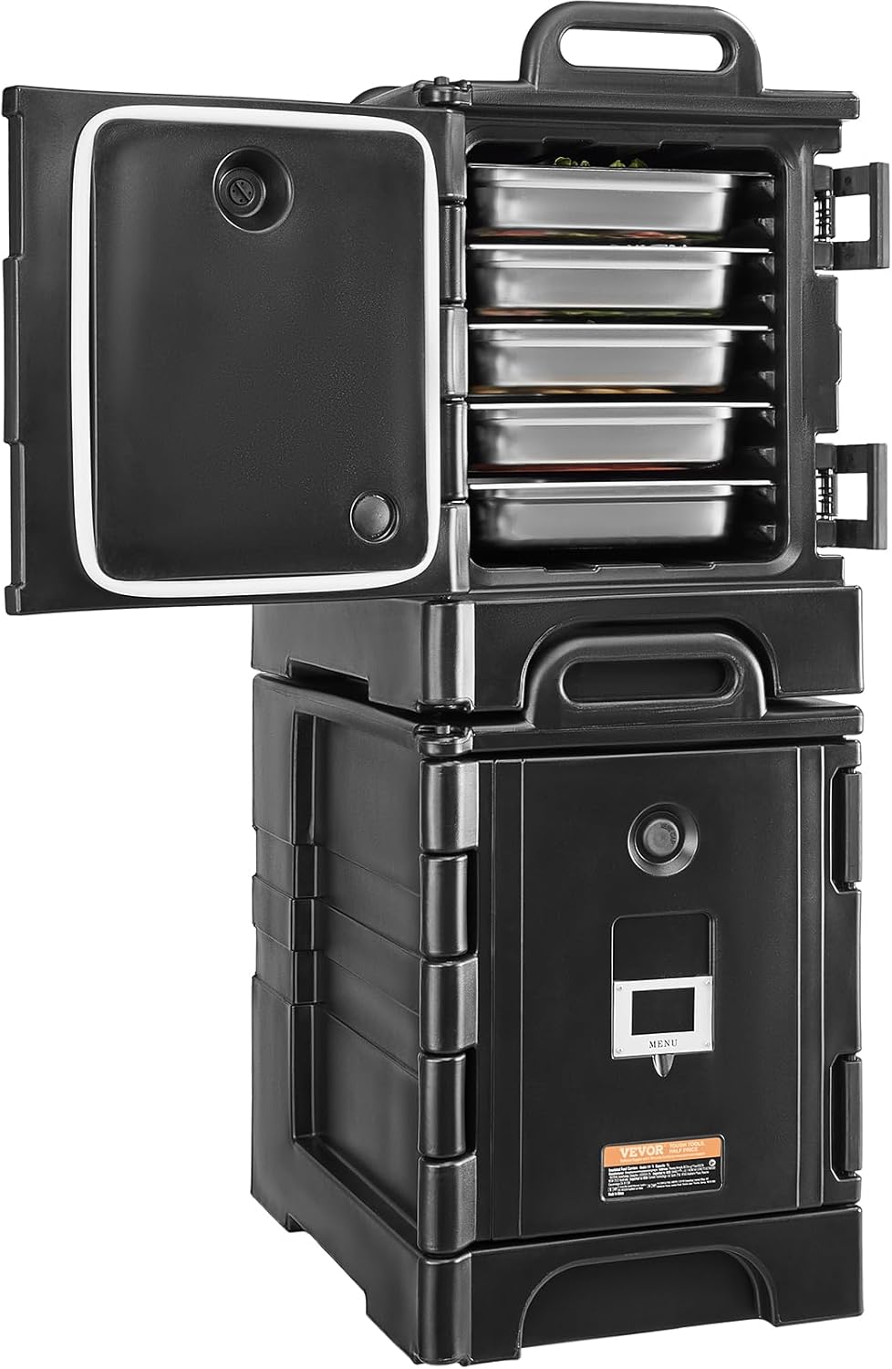 Amazon.com: VEVOR Insulated Food Pan Carrier, 81 Qt x 2 Pack Hot Box ...