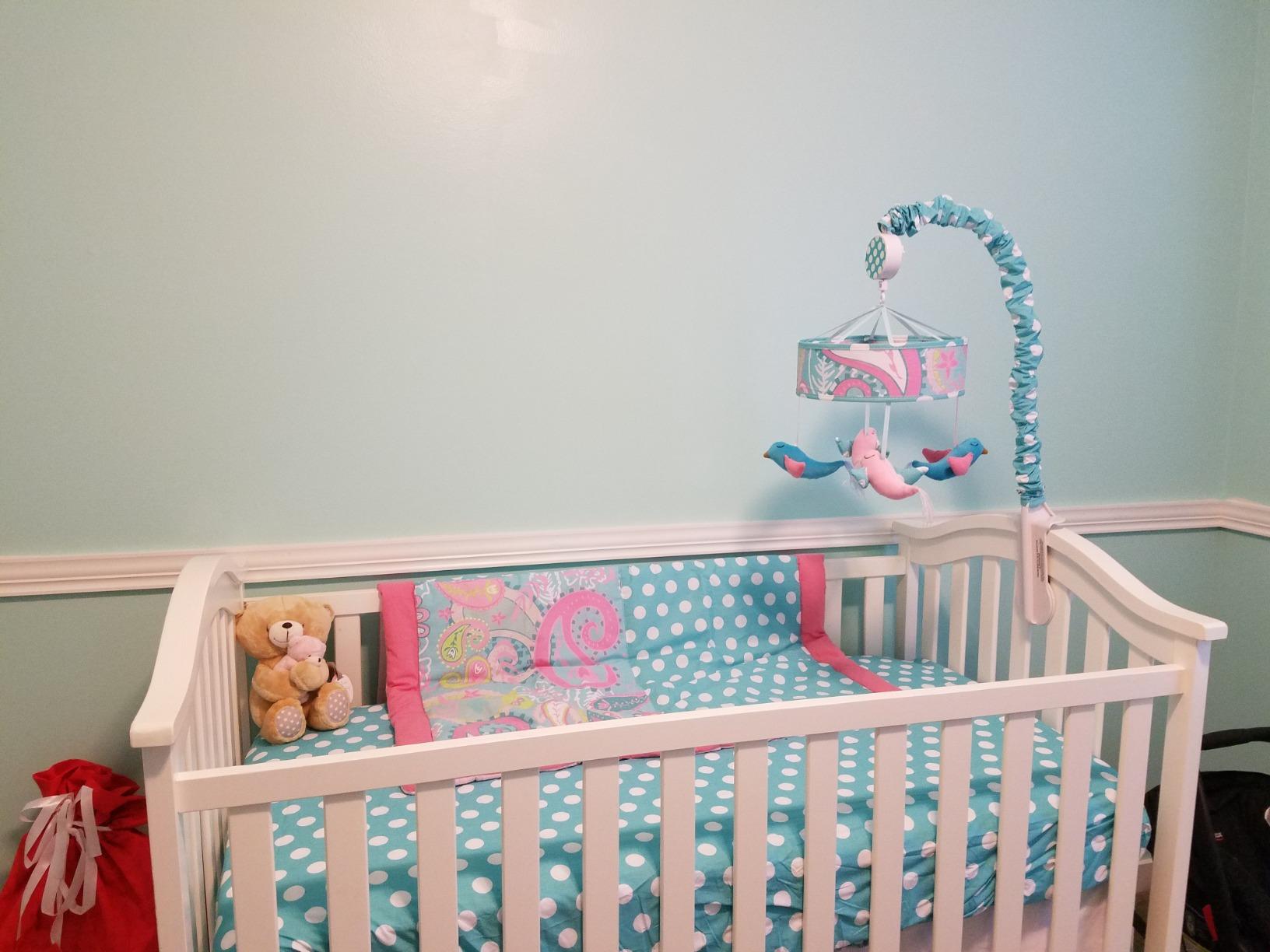 Amazon.com : My Baby Sam Pixie Baby Mobile, Pink : Nursery Mobiles : Baby