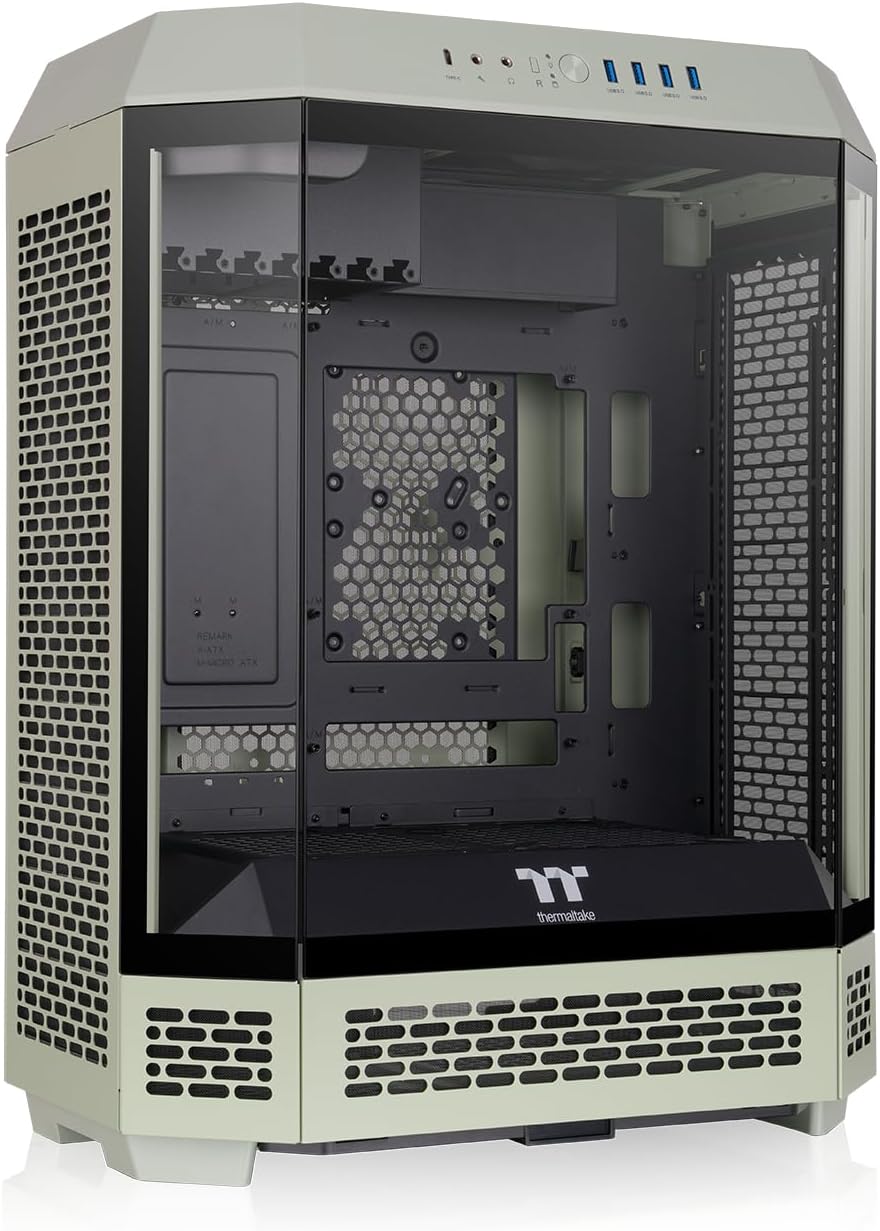 Thermaltake The Tower 600 Mid Tower Chassis | Hidden Connector | Black ...