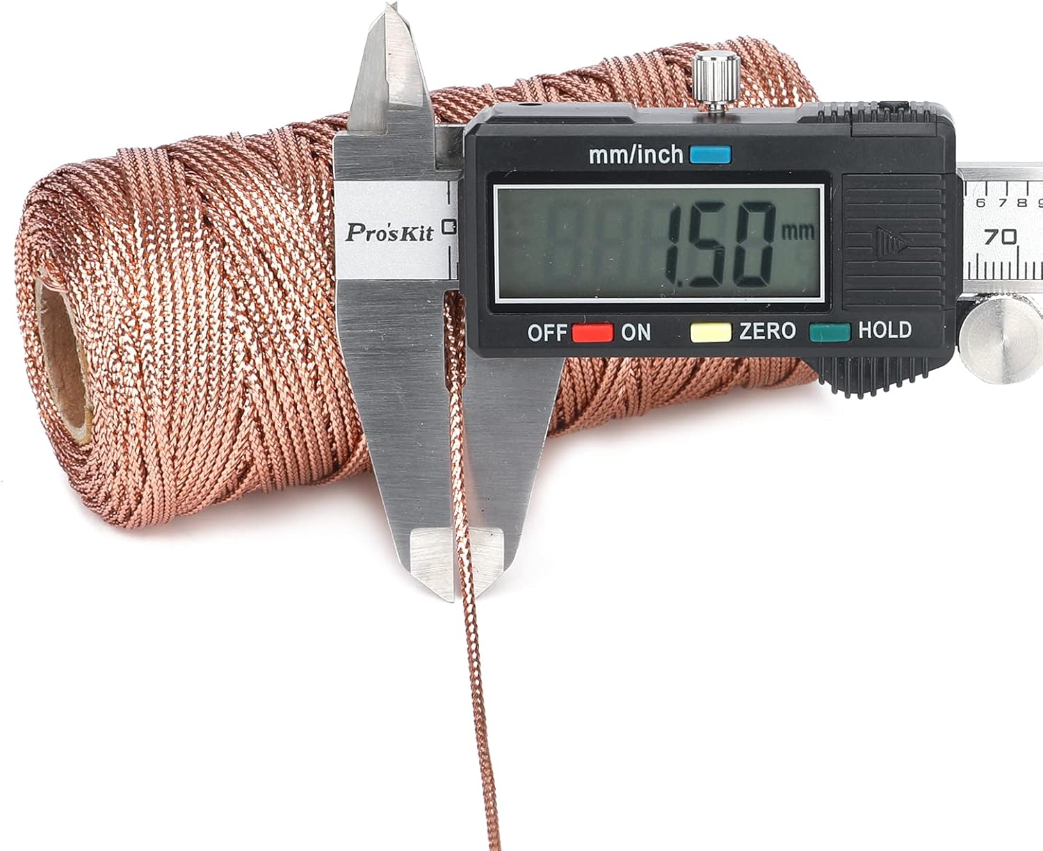 G2PLUS 100M Rosegold Thread String Twine – 1.5mm Polyester String Cord ...